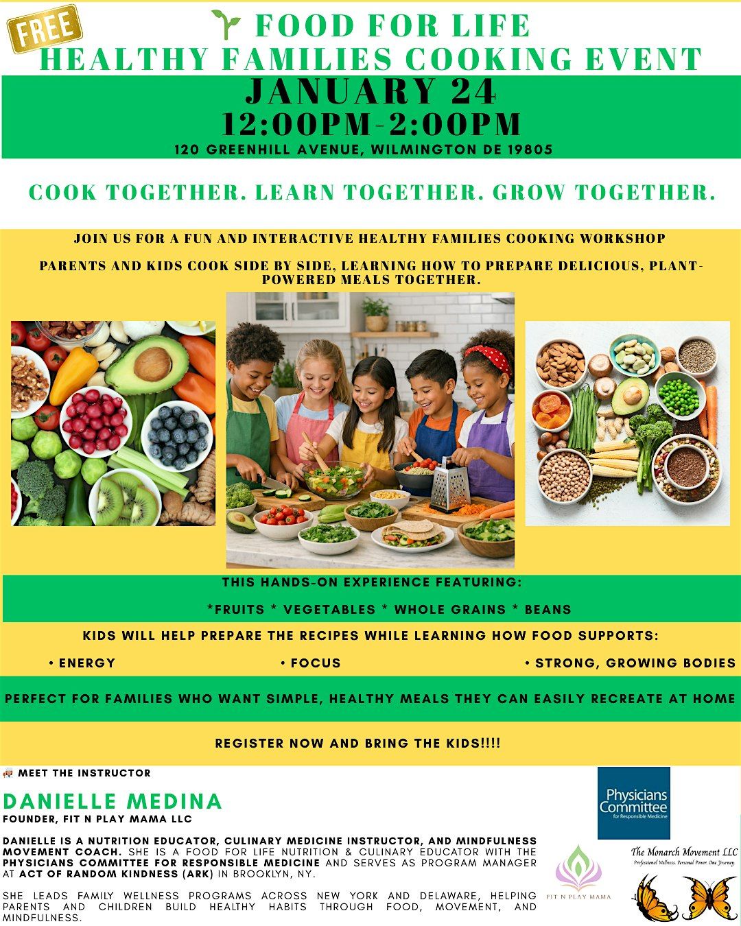 Cooking Workshop for Healthy Families With Hands on Recipes, THE ...
