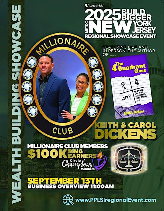 NY & NJ REGIONAL EVENT w/KEITH & CAROL DICKENS!, Pearl Studios NYC, New ...