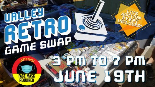 Valley Retro Game Swap - Masks Required, Game Realms, Studio City, 19 ...