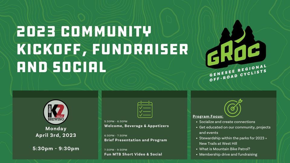 2023 Community Kickoff, Fundraiser and Social, K2 Brothers Brewing ...