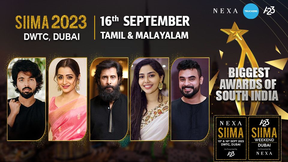 SIIMA 2023 (South Indian International Movie Awards) (Malayalam and Tamil) in Dubai, Trade ...