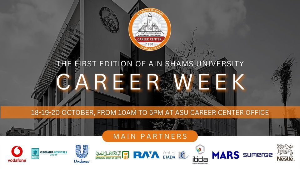 ASU Career Week 2022, ASU Career Center, Helwan, 18 October 2022