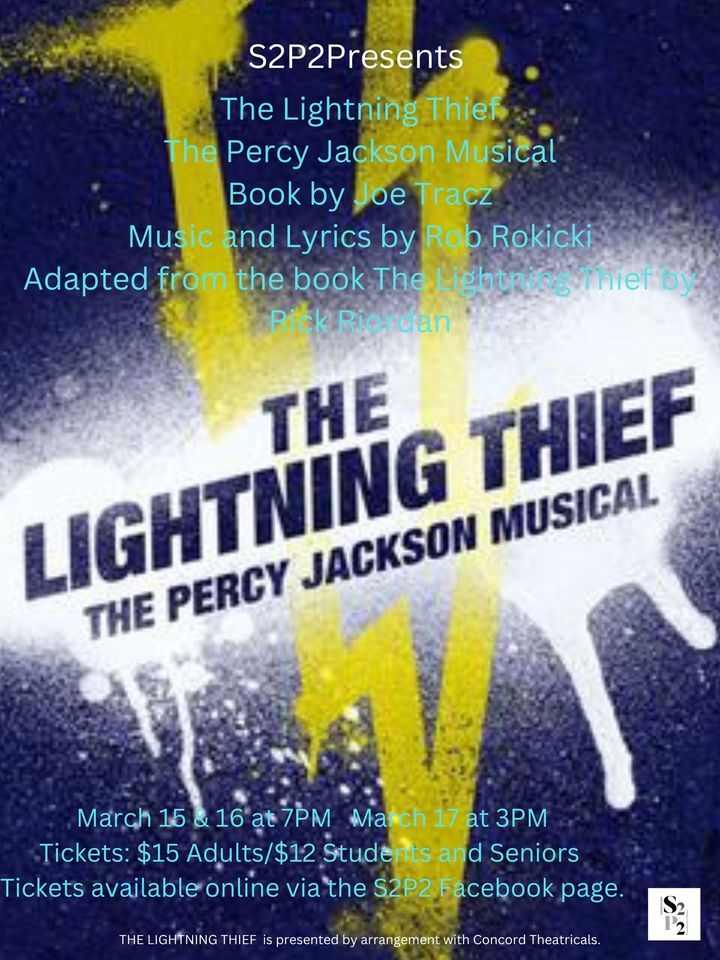 The Lightning Thief The Percy Jackson Musical, Edna Boykin Cultural ...