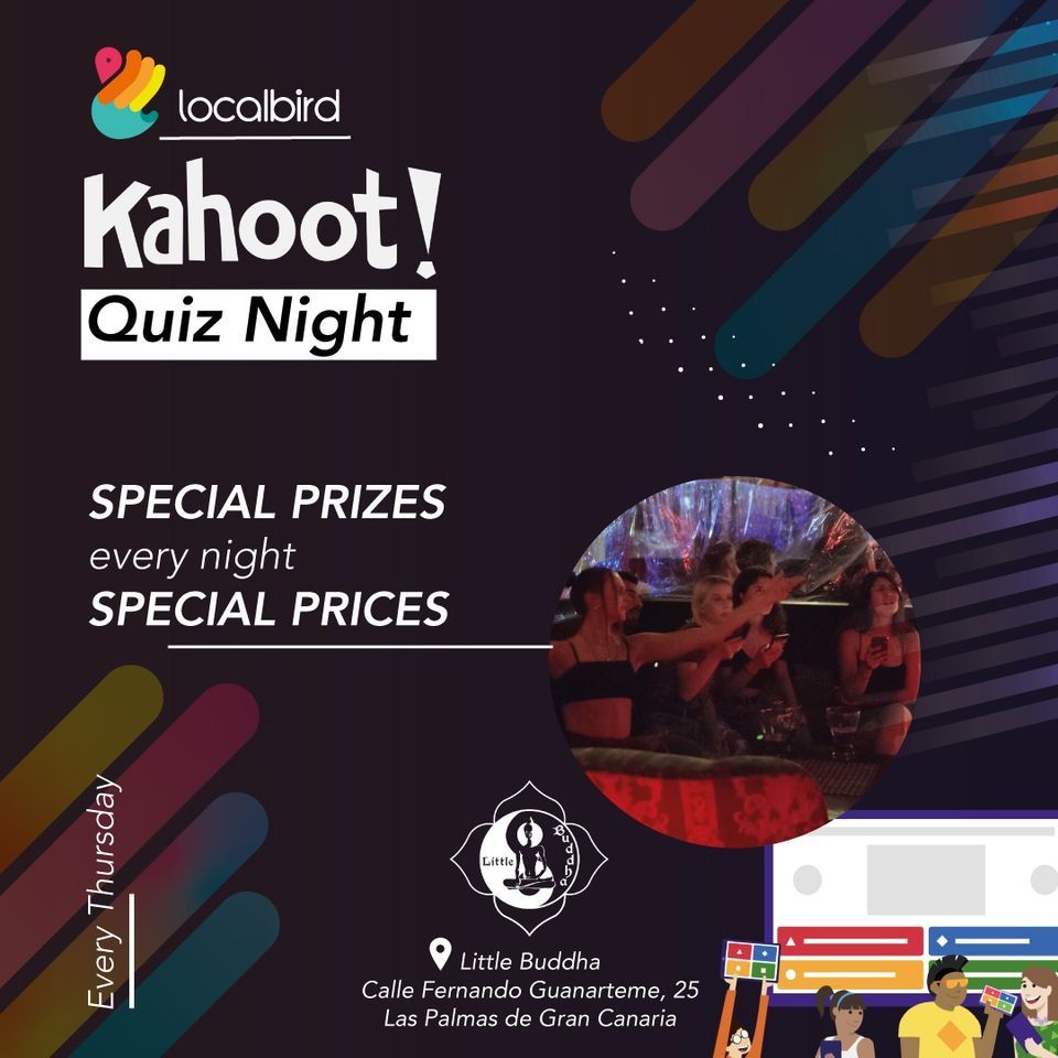 Kahoot Quiz Night 2021/22, LittleBuddha Shisha Club, Las Palmas, 21 ...