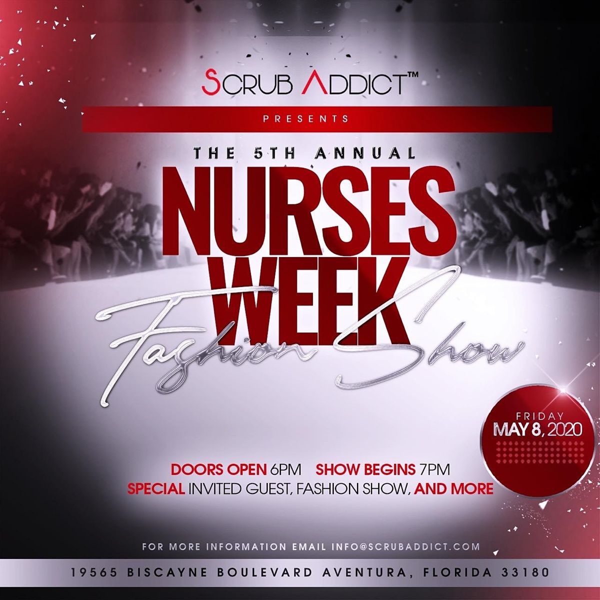 Nurses Week Fashion Show Presented By Scrub Addict, LEVEL THREE, Miami ...