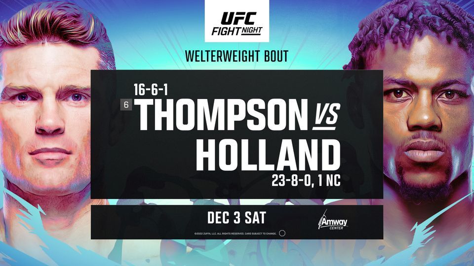 UFC Fight Night: Thompson vs Holland, 425 Curtis Mathes Way, Arlington ...