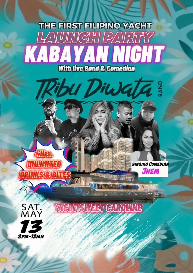 Kabayan Night : Filipino Yacht Party : Dubai Harbour , Dubai Harbour P1, 13 May 2023