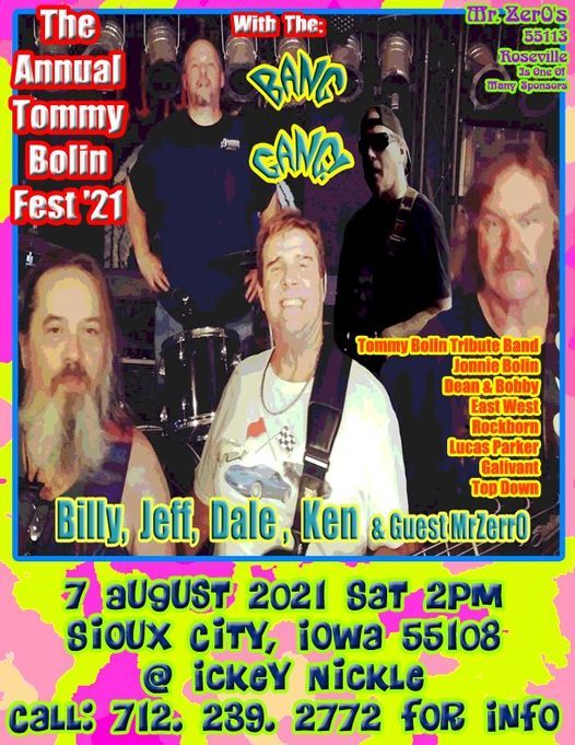 Bolin Fest 2021, The Ickey Nickel Bar & Grill, Sioux City, 7 August 2021