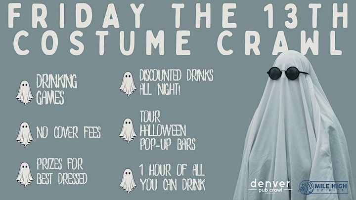 Friday the 13th: Costume Crawl, Tony Tenderonis, Denver, 13 October 2023
