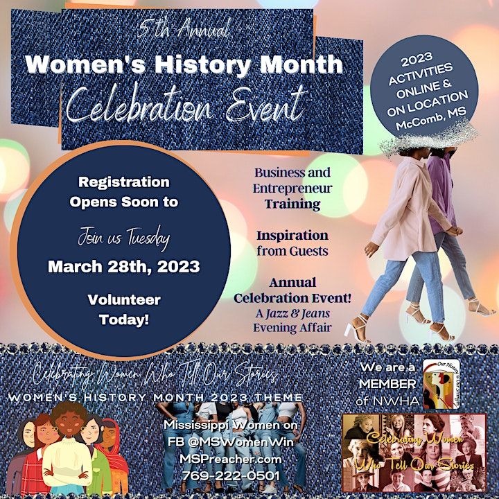 5th annual Womens History Month Celebration Event, 124 N Broadway ...