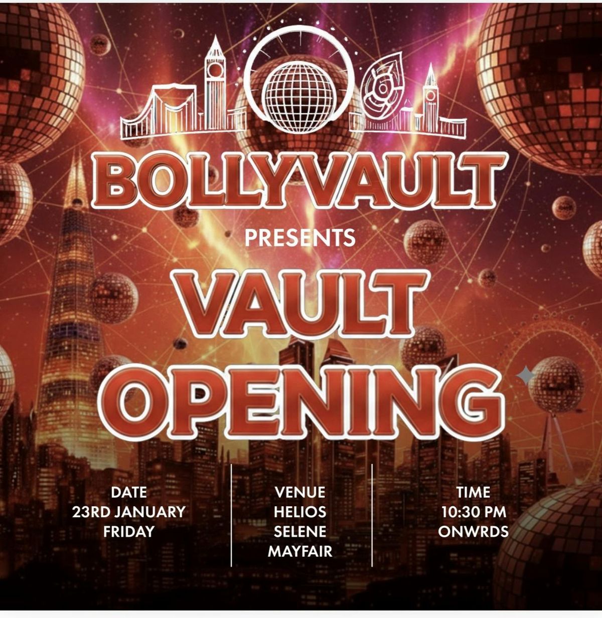BollyVault x QMIS | Bollywood Night at Selene, Mayfair, Selene Club ...