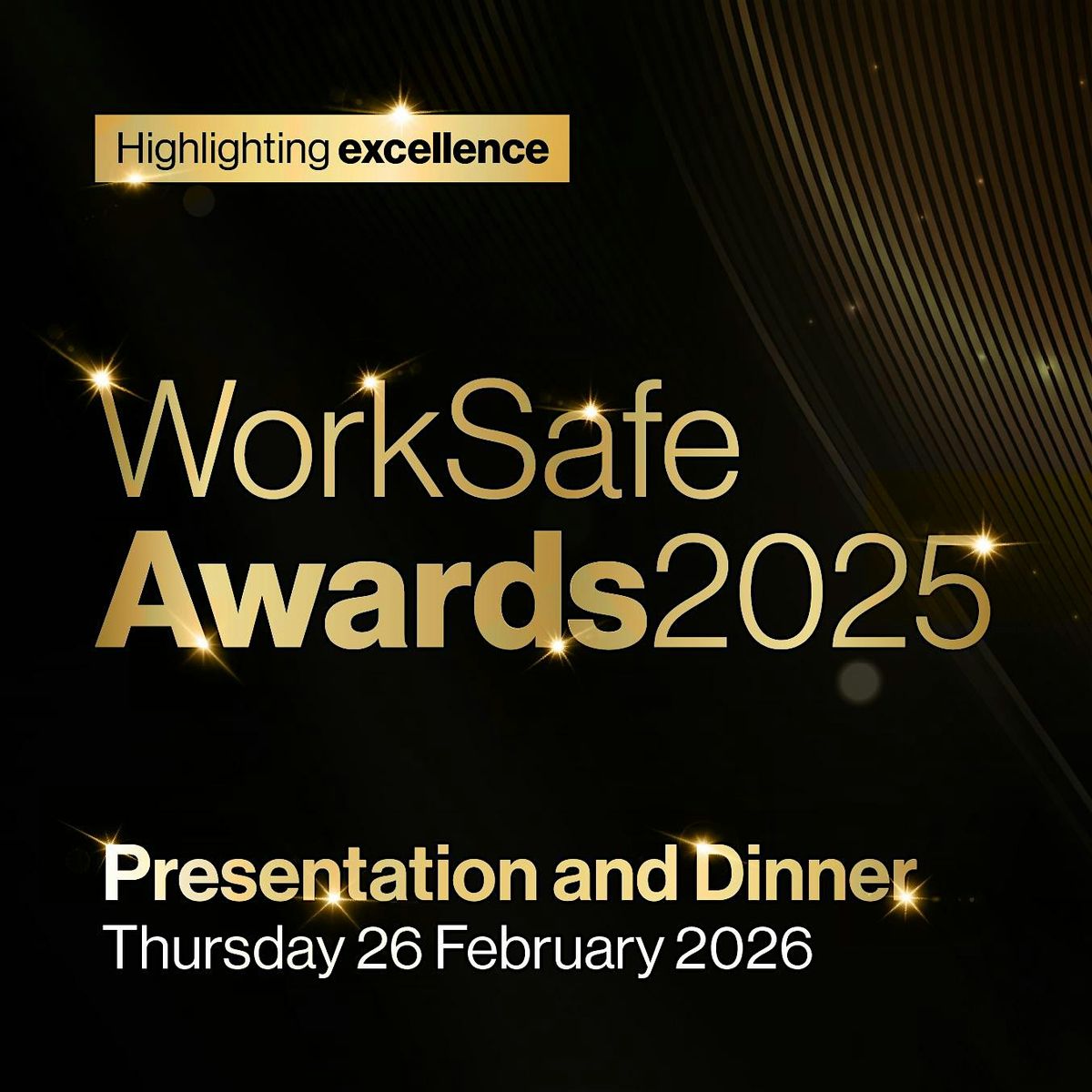2025 WorkSafe Awards Presentation and Dinner, Plaza Ballroom, Melbourne ...