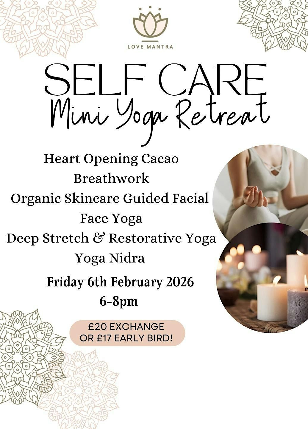 Self Care Mini Yoga Retreat February 2026, Appleton Parish Hall ...