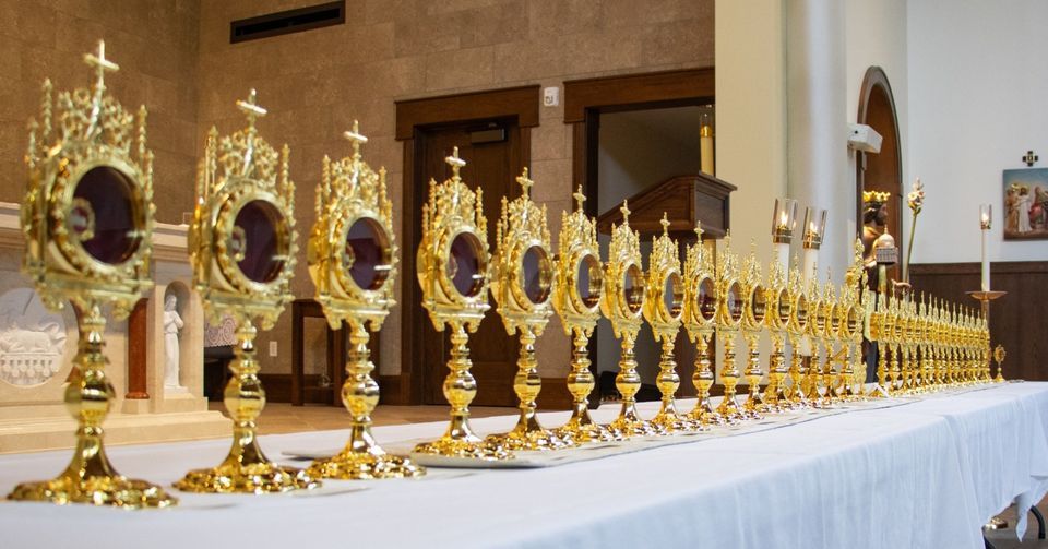 All Saints Day Relic Veneration, St. Anthony of Padua Catholic Church, The Woodlands, TX, 1 ...