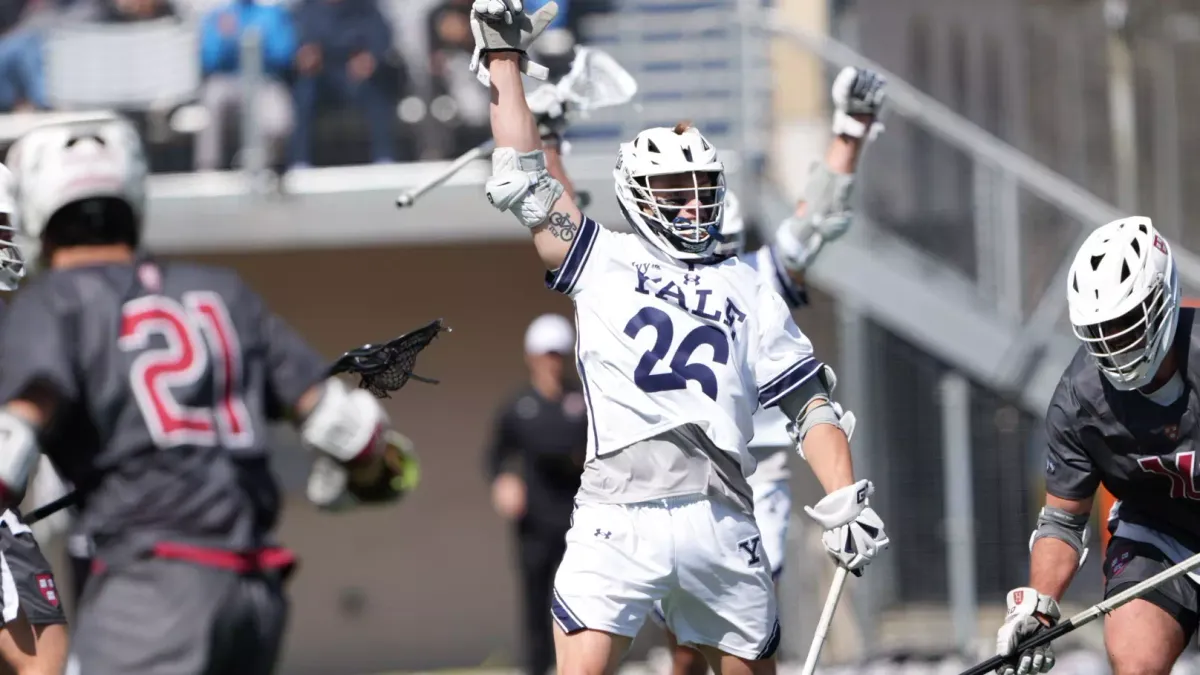 Yale Bulldogs at Harvard Crimson Mens Lacrosse, Jordan Field, Boston ...