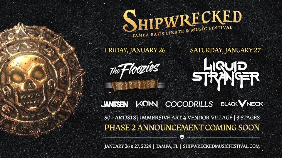 Shipwrecked Music Festival 2024 - Gasparilla Weekend - Tampa, FL ...
