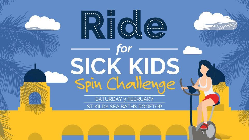Ride for Sick Kids 2024 - Spin Challenge, St Kilda Beach Sea Baths ...