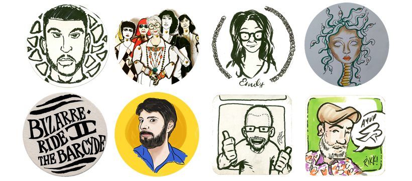 Beermat Doodles at Junkyard (with Laura Decorum), Junkyard Nottingham ...