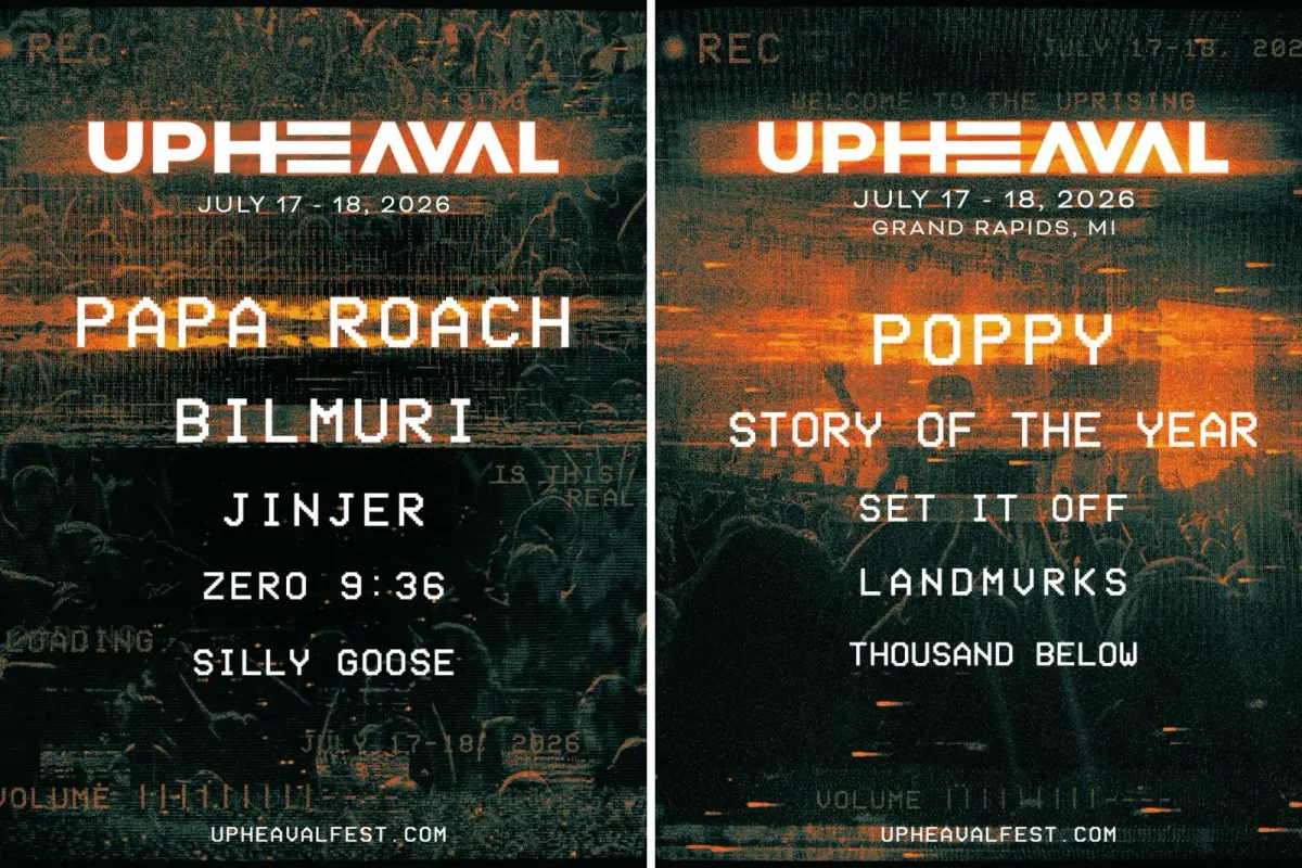 Upheaval Festival: Papa Roach Poppy Story of The Year & Bilmuri - 2 Day ...
