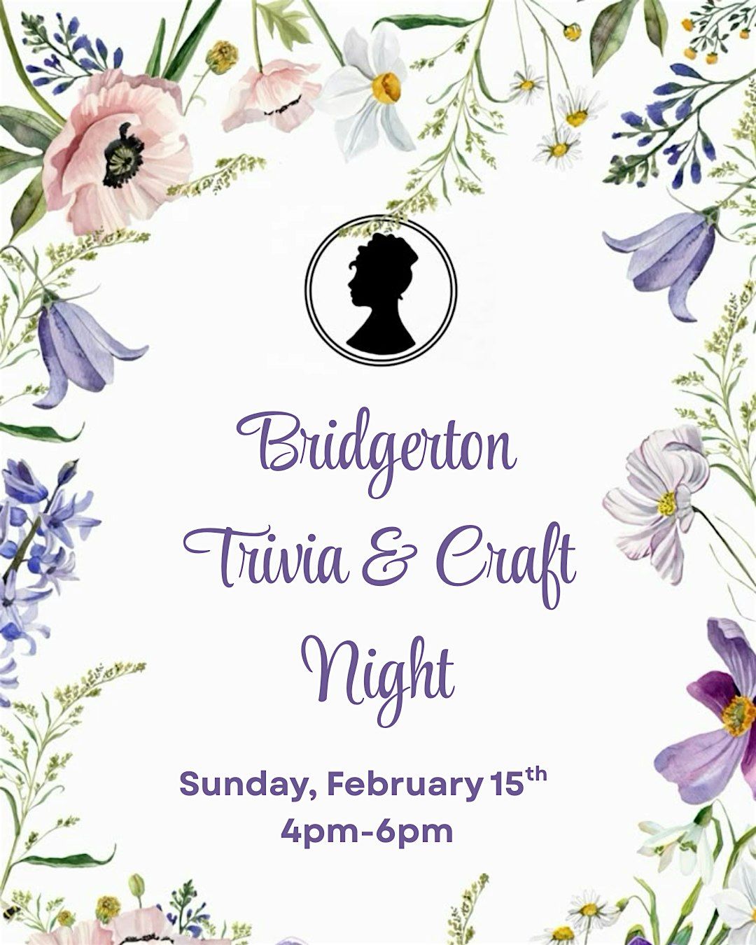 Adult Meet & Make: Bridgerton Trivia and Craft Night, Tabitha Sewer ...