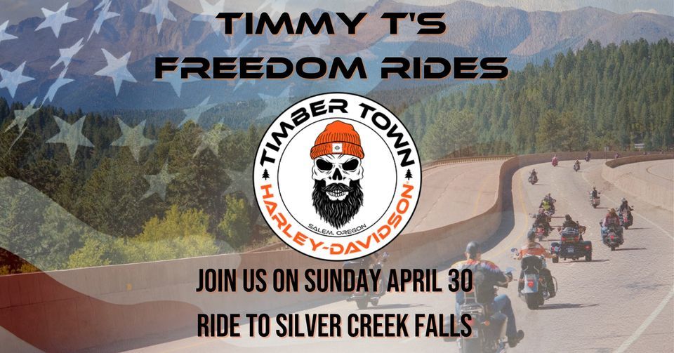 Timmy Ts Freedom Ride to Silver Creek Falls, Timber Town Harley ...