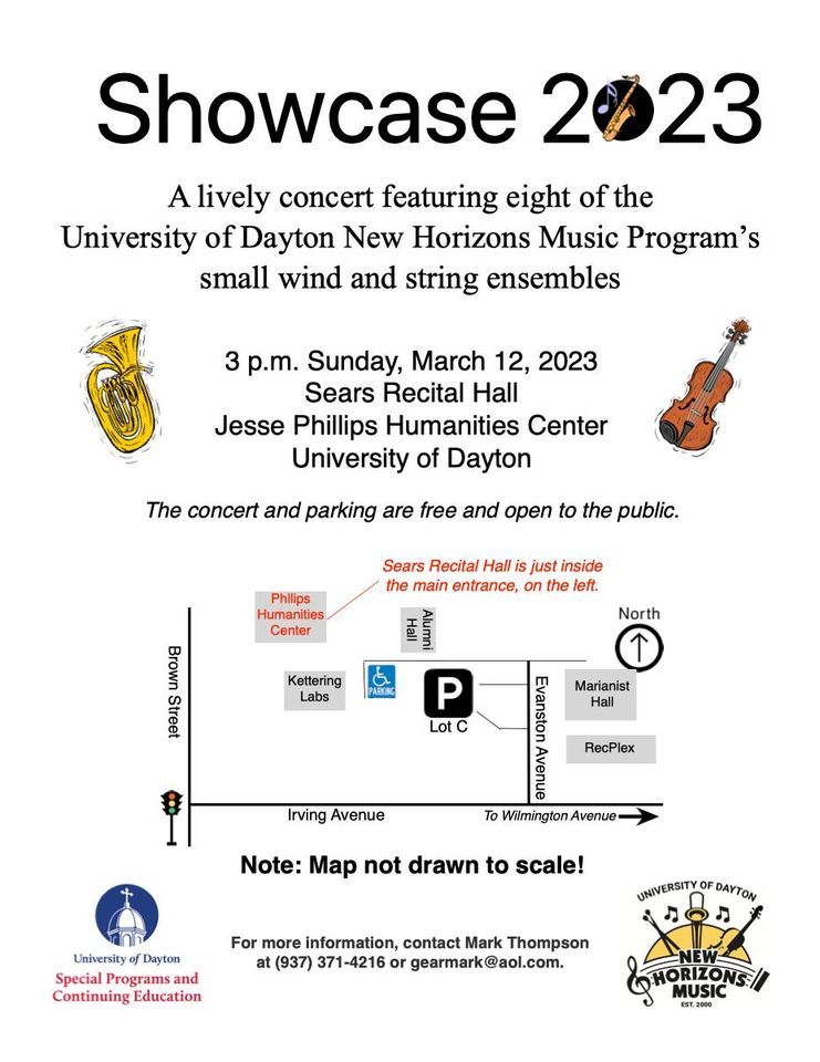 Showcase 2023, Sears Recital Hall, Dayton, 12 March 2023