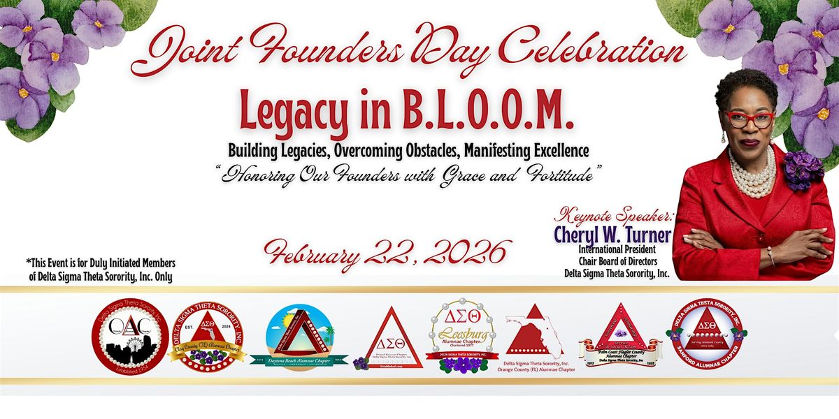 Joint Founders Day Celebration 2026, Orlando Marriott Lake Mary, 22 ...