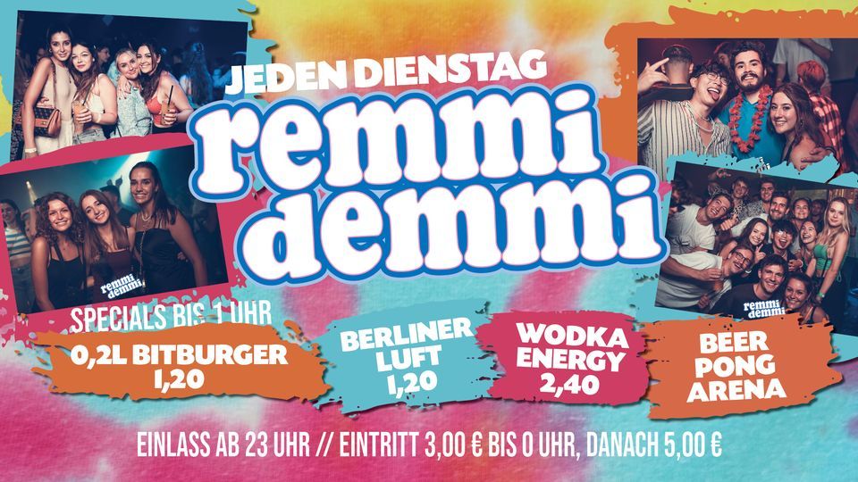 REMMI DEMMI - Jeden Dienstag im Apollo, Apollo Aachen, 30 May to 31 May