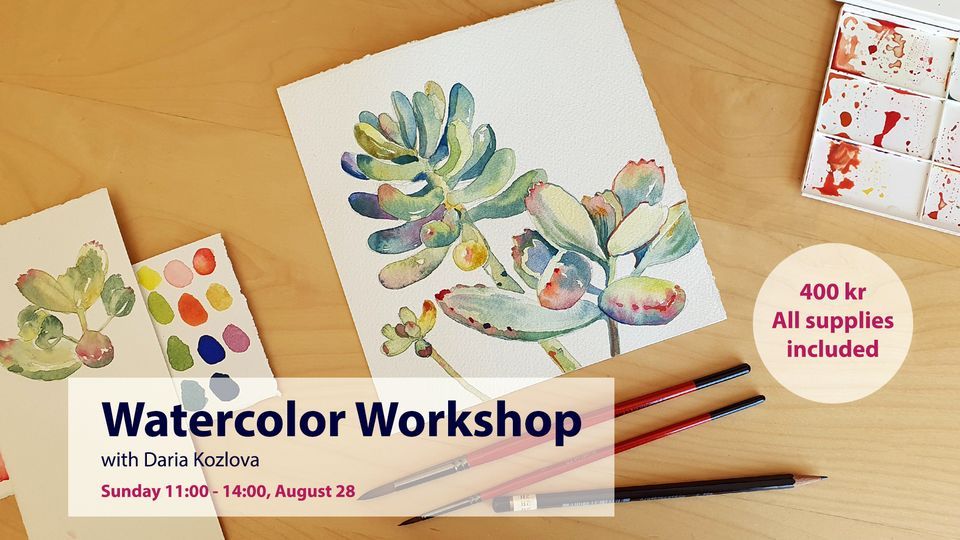 Watercolor Workshop: Primary Colors, Vulkan 15, 0175 Oslo, Norge, 28 ...