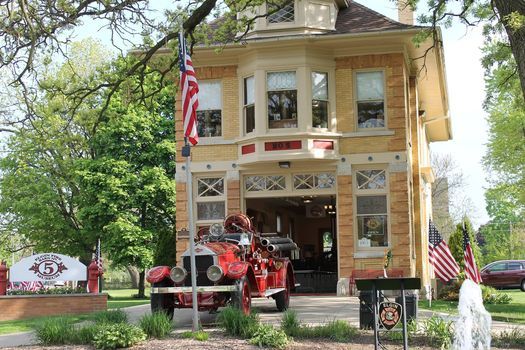 2021 Elgin Area Firefighters Memorial Service, Elgin Fire Barn No. 5 ...