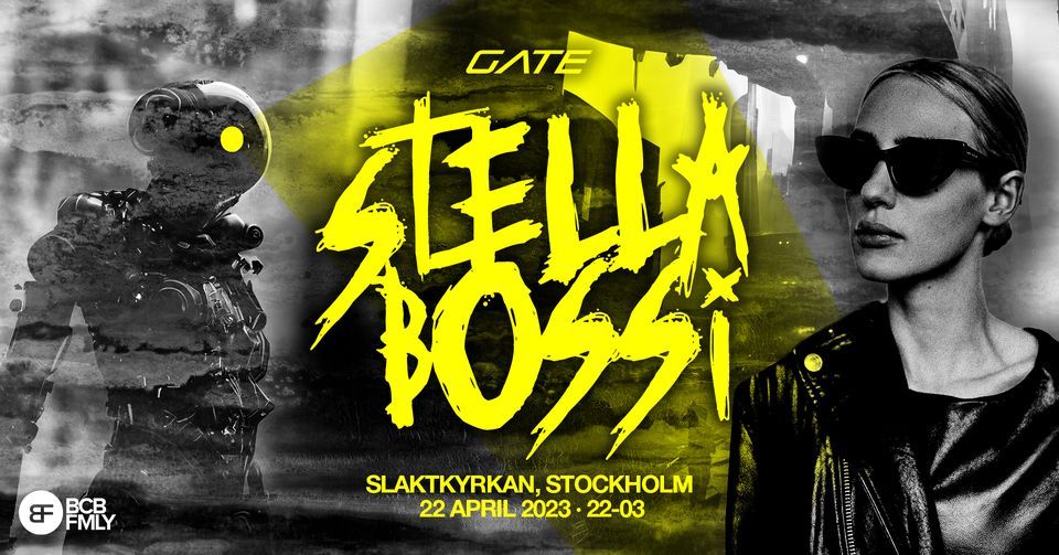 Gate presents Stella Bossi, Slaktkyrkan, Stockholm, 22 April 2023