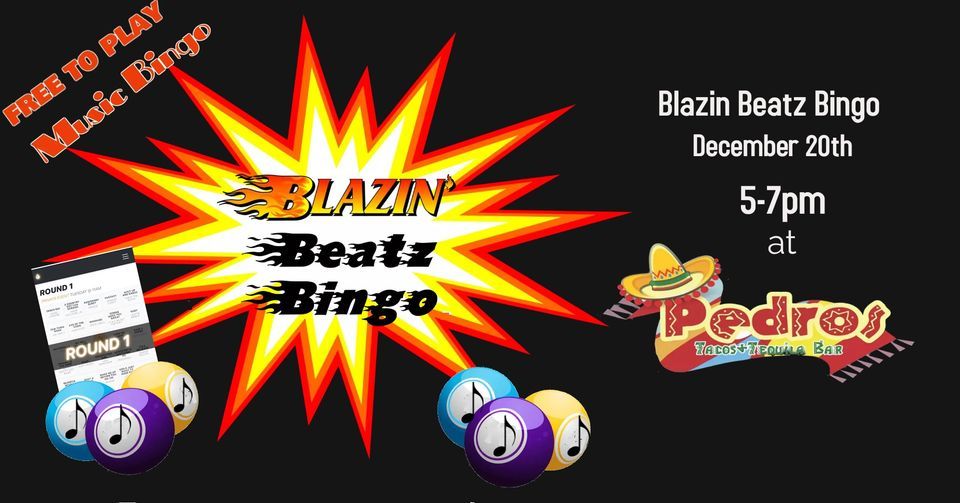 Blazin Beatz Bingo-Pedros Tacos & Tequilas Destin, Pedro's Tacos ...