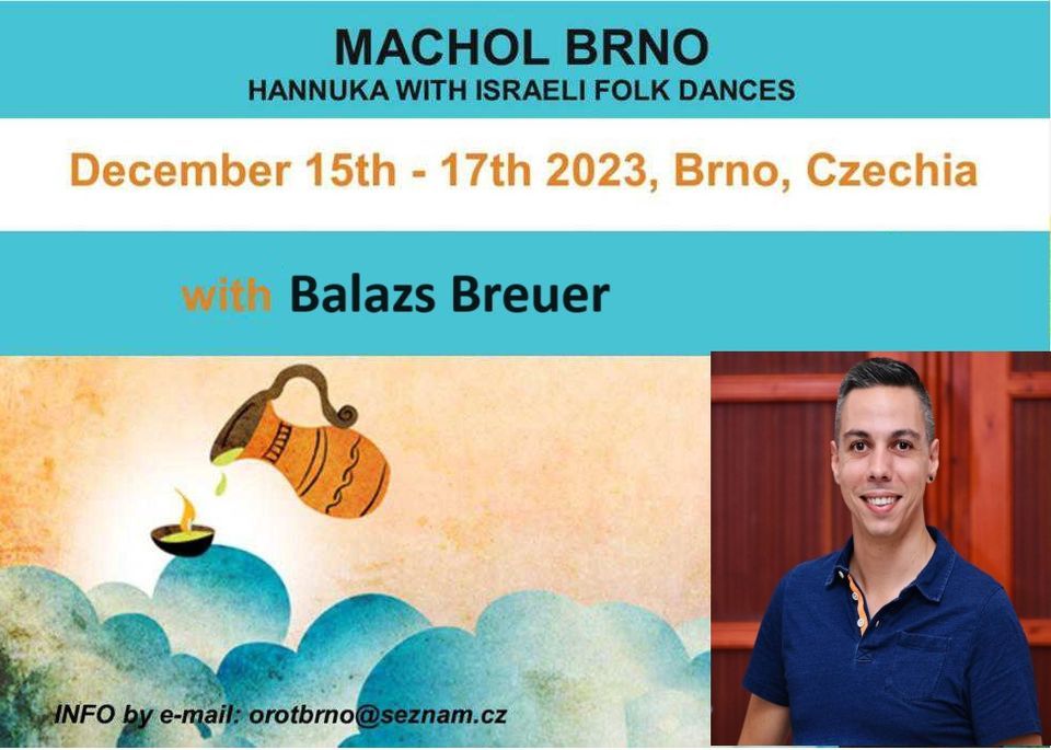 MACHOL BRNO 2023 - Israeli dance workshop with Balazs Breuer, Gymnázium ...