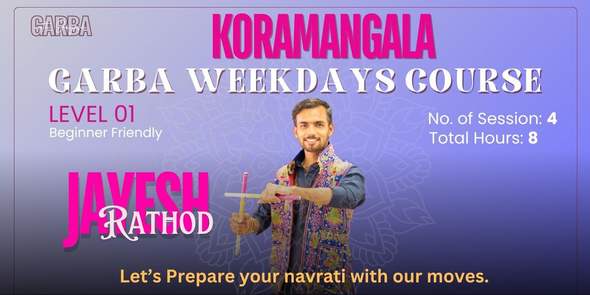 Garba Weekdays Regular Course With Jayesh Rathod, Latin Dance India ...