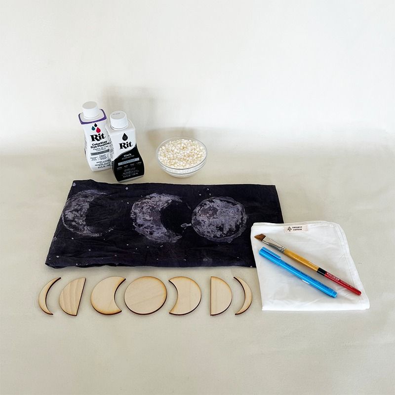 Batik Dyeing: Moon Phases, Bowood Farms, St. Louis, 29 October 2022