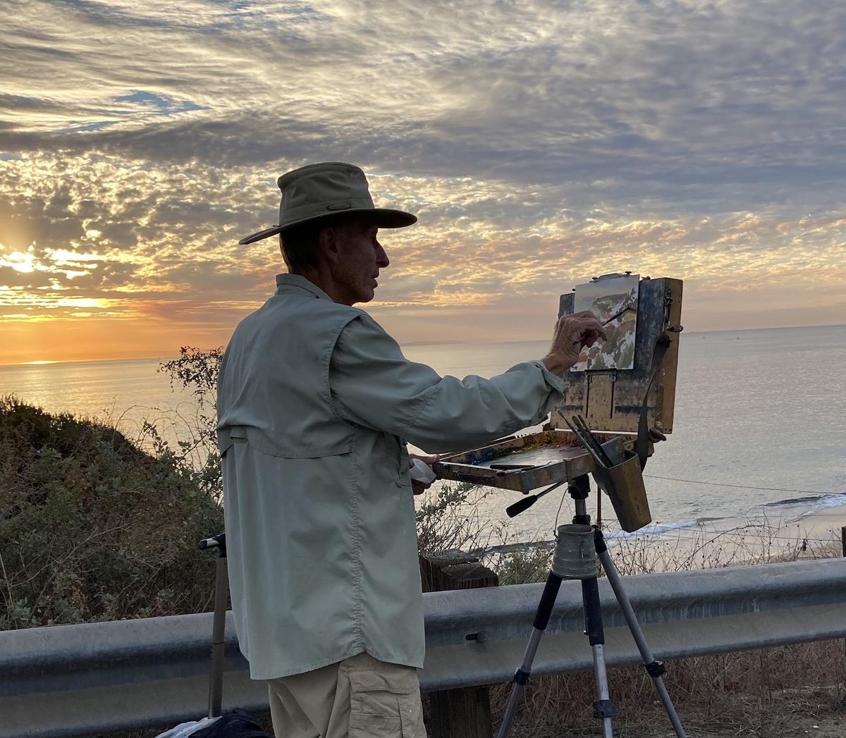 Live Painting Demonstration by Steve Kell, Inn at the Mission San Juan ...