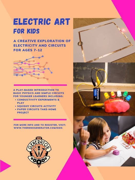 Electric Art for Kids, The Generator Inc., Sparks, 14 June 2021