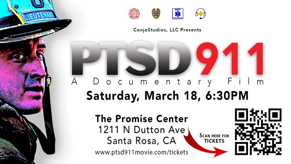 PTSD911 Screening Santa Rosa, The Promise Center, Santa Rosa, 18 March 2023
