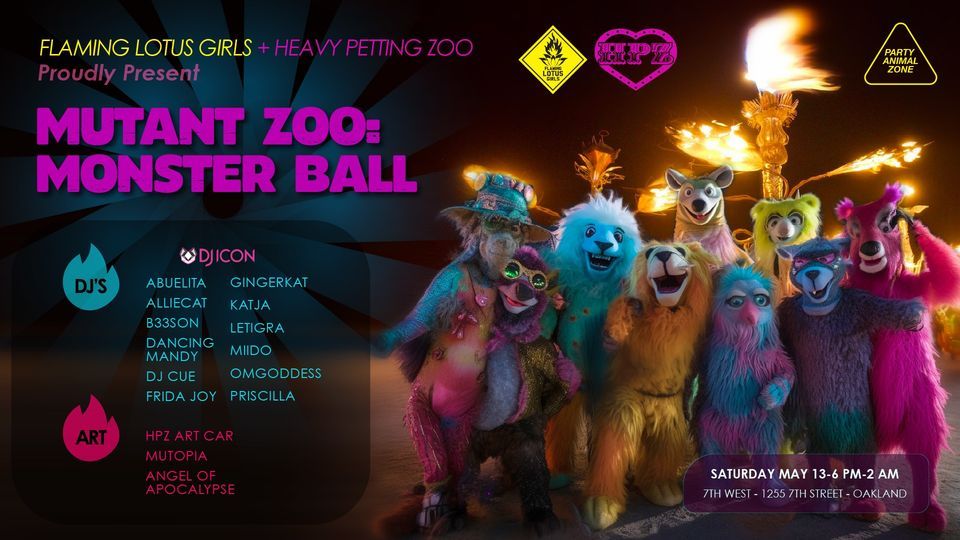MUTANT ZOO: MONSTER BALL by Flaming Lotus Girls & Heavy Petting Zoo ...