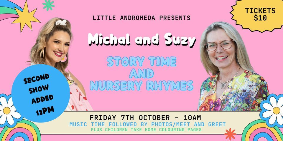 Michal and Suzy - Story Time and Nursery Rhymes, Little Andromeda ...