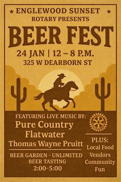 Beerfest 2026, 325 W Dearborn St., Englewood, 24 January 2026