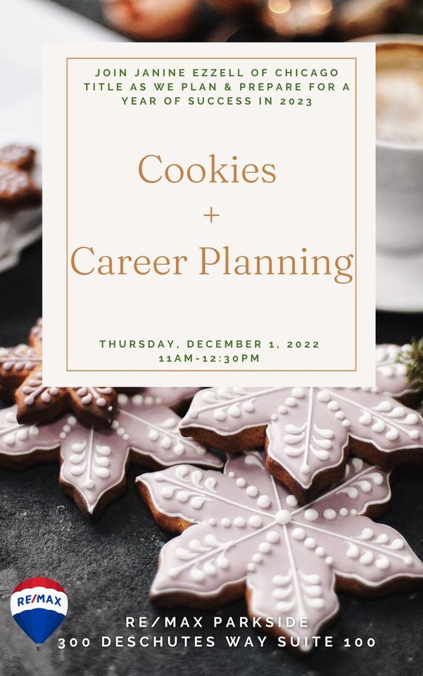 Cookies + Career Planning for 2023, The Parkside Building, Olympia, 1 ...