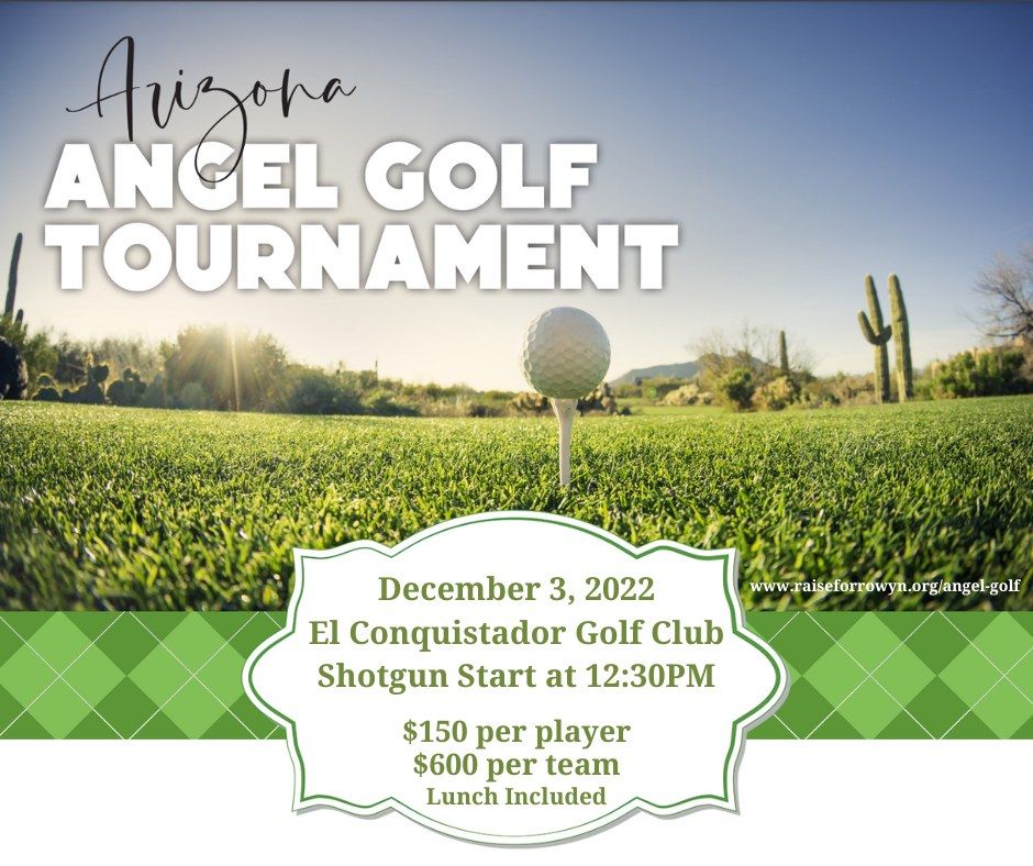 Arizona Angels Golf Tournament, El Conquistador, Tucson, 3 December 2022