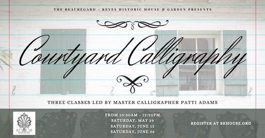 Courtyard Calligraphy with Artist Patti Adams, Tickets zoeken, New ...