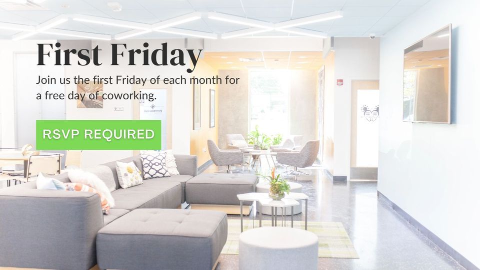 First Friday - Free COWORKING Day, Work/place at E-Commerce Center, Hampton, 1 December 2023