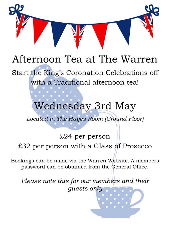 Afternoon Tea at The Warren, The Warren Hayes, Bromley, 3 May 2023