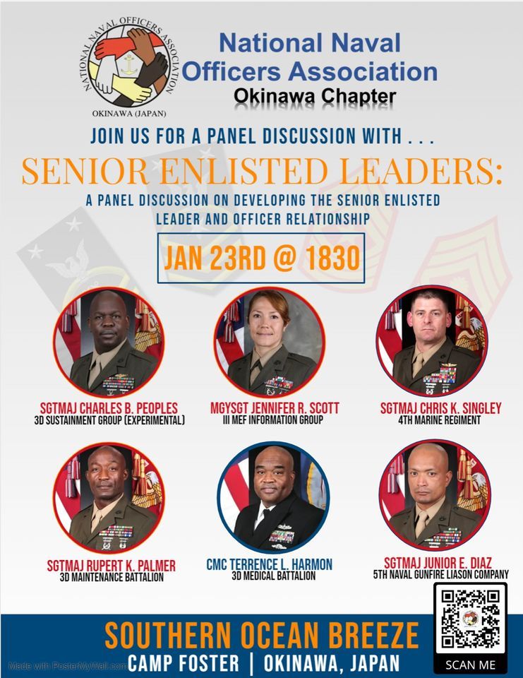 Senior Enlisted Leaders Panel, Ocean Breeze, Okinawa, 23 January 2023