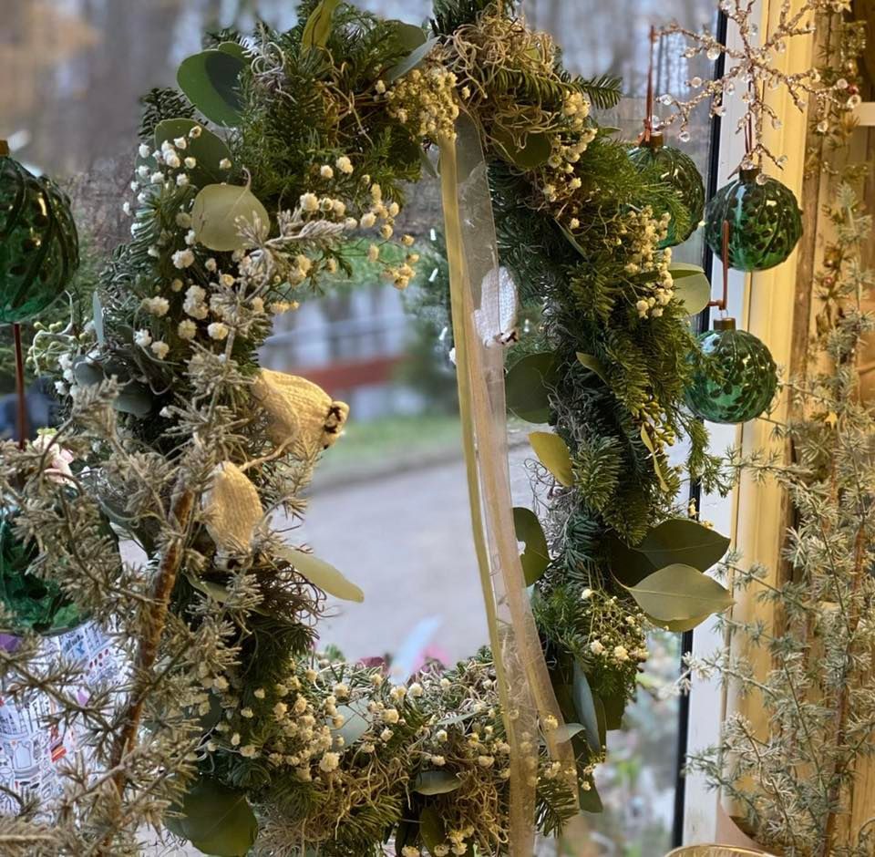 Julkurser kransar, Flowernail, Malmö, 23 November 2022