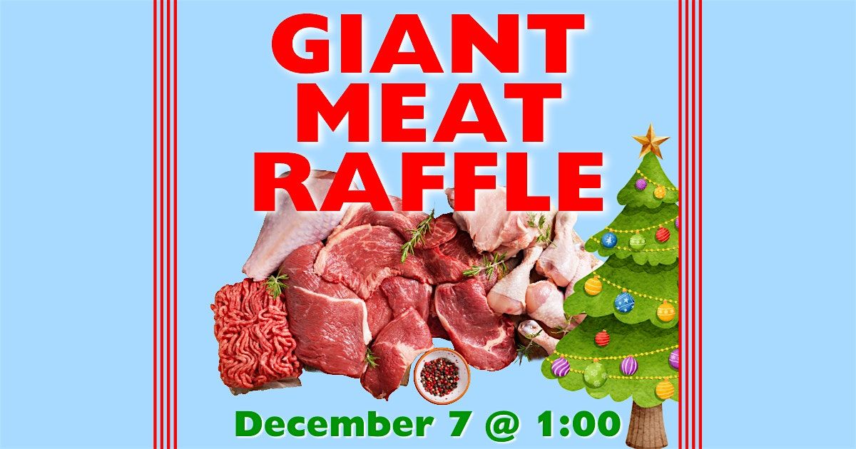 Giant Meat Raffle, Veterans of Foreign Wars, Brockton, 7 December 2025