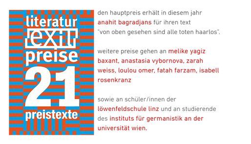 Verleihung der exil-literaturpreise 2021, Literaturhaus Wien, 9 December 2021